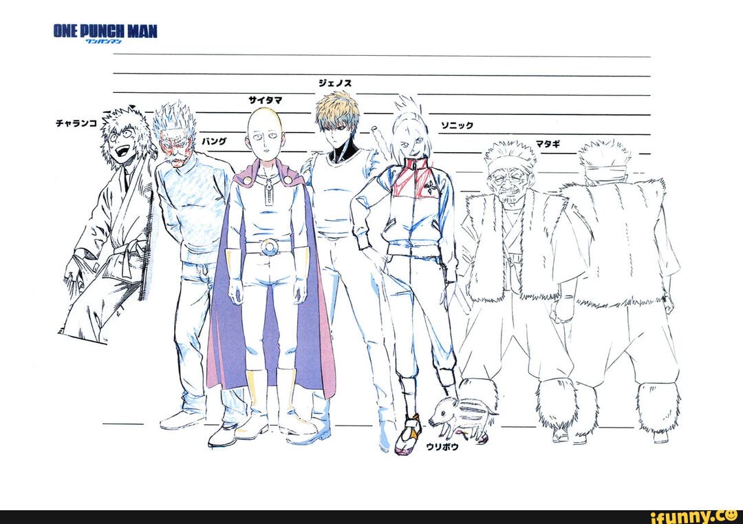 One Punch Man Animation Reference material - iFunny
