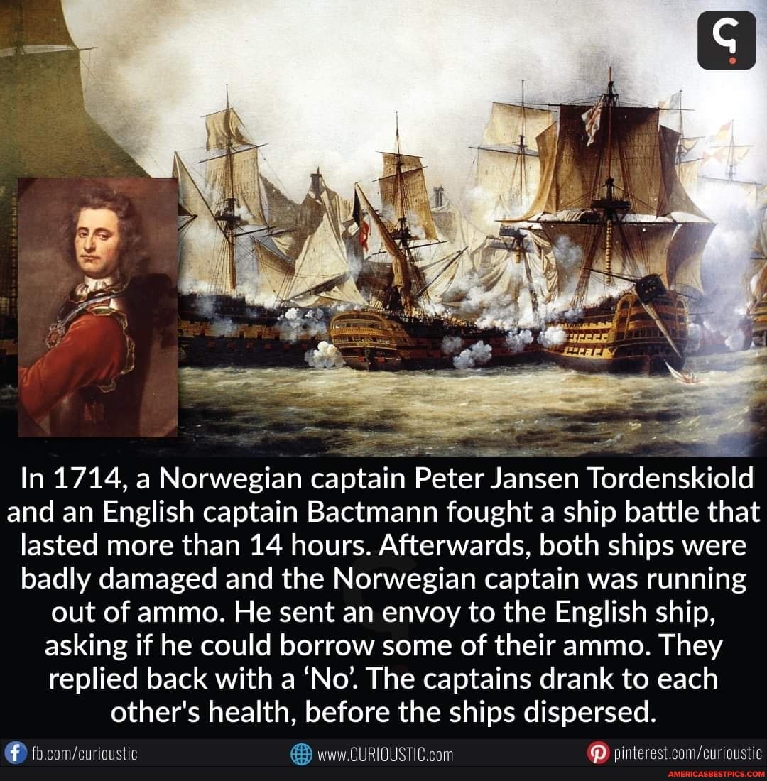 Fa In 1714, a Norwegian captain Peter Jansen Tordenskiold and an ...