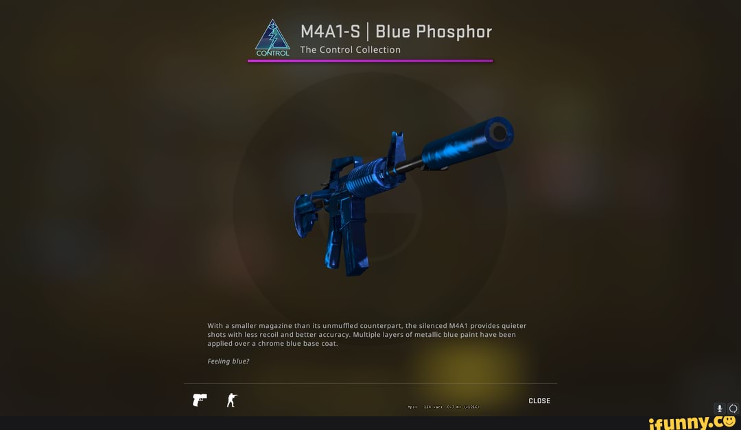 M4A1-S I Blue Phosphor The Control Collection LN CONTROL With a smaller ...