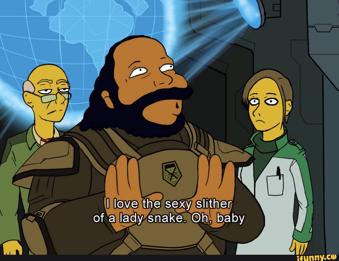 I love the sexy slither of al lady snake. Oh, baby - iFunny