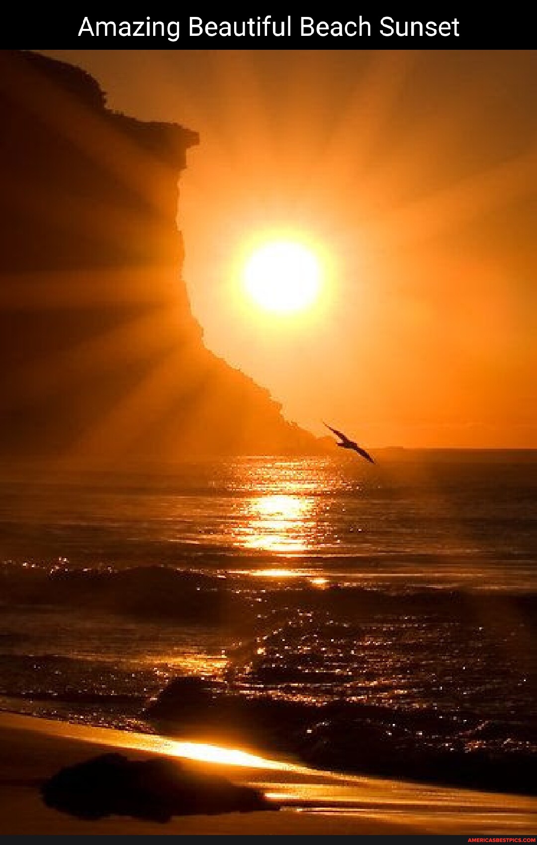 Amazing Beautiful Beach Sunset - America’s best pics and videos