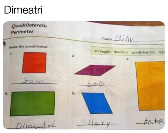 Quadrilateral Memes Proving A Quadrilateral Is A Parallelogram