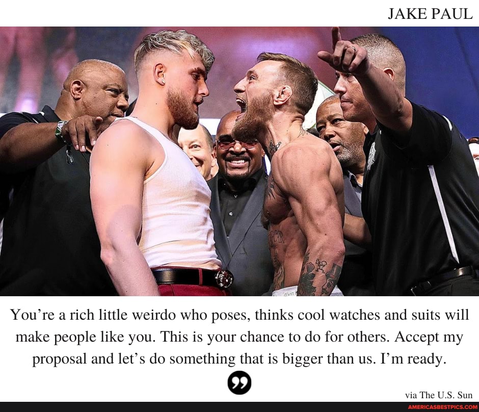 Jake Paul has a proposal for Conor McGregor #boxing - JAKE PAUL You're ...