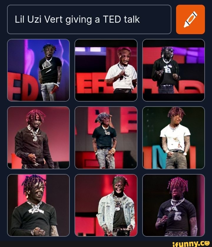 Lil Uzi Vert giving a TED talk - iFunny