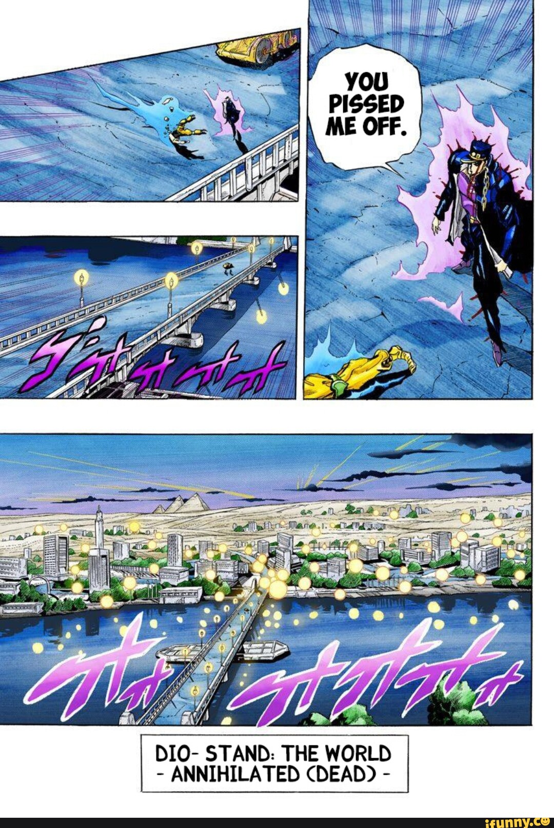 DIO- STAND: THE WORLD - ANNIHILATED CDEAD) - - iFunny