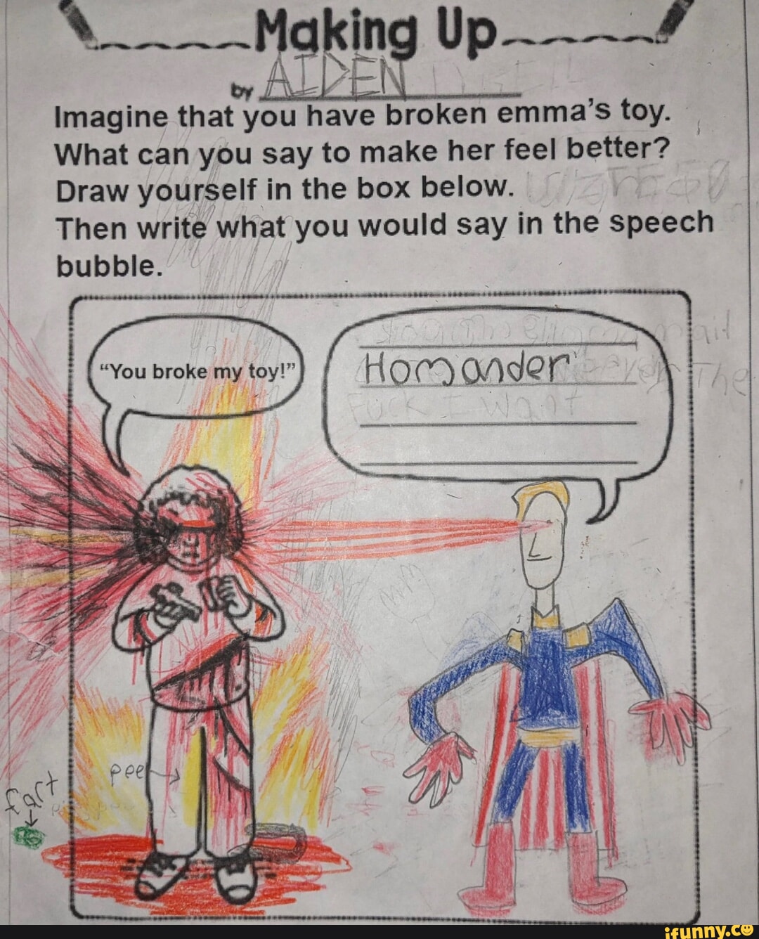 Look at ye. Postin' cringe. - iFunny