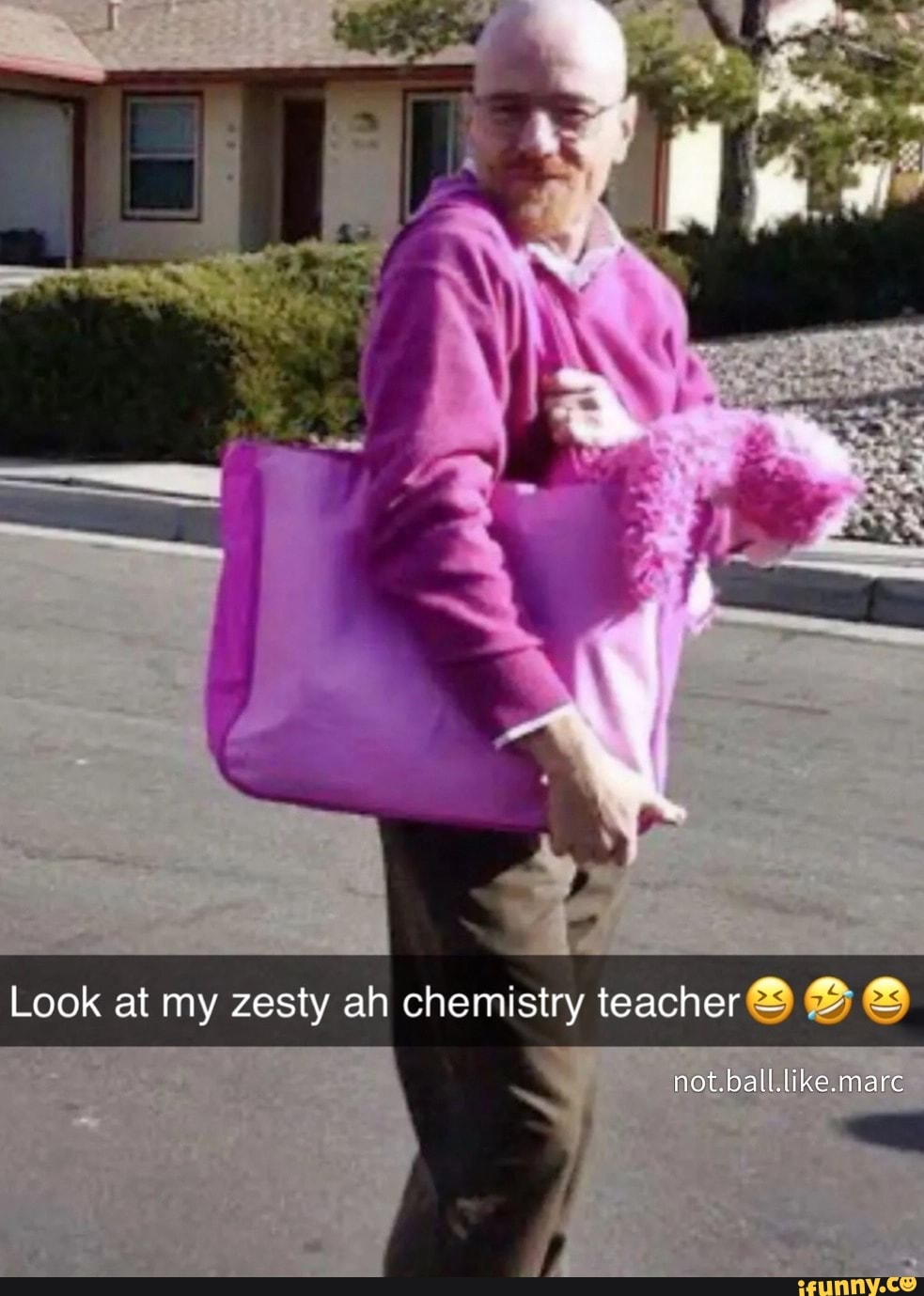 Look at my zesty ah chemistry teacher@ @ iot.ball. like. mare - iFunny