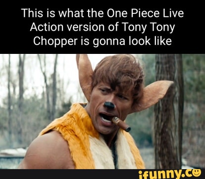 This is what the One Piece Live Action version of Tony Tony Chopper is ...