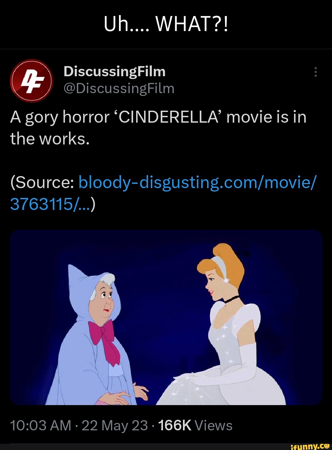 Uh.... WHAT?! DiscussingFilm @DiscussingFilm A gory horror 'CINDERELLA ...