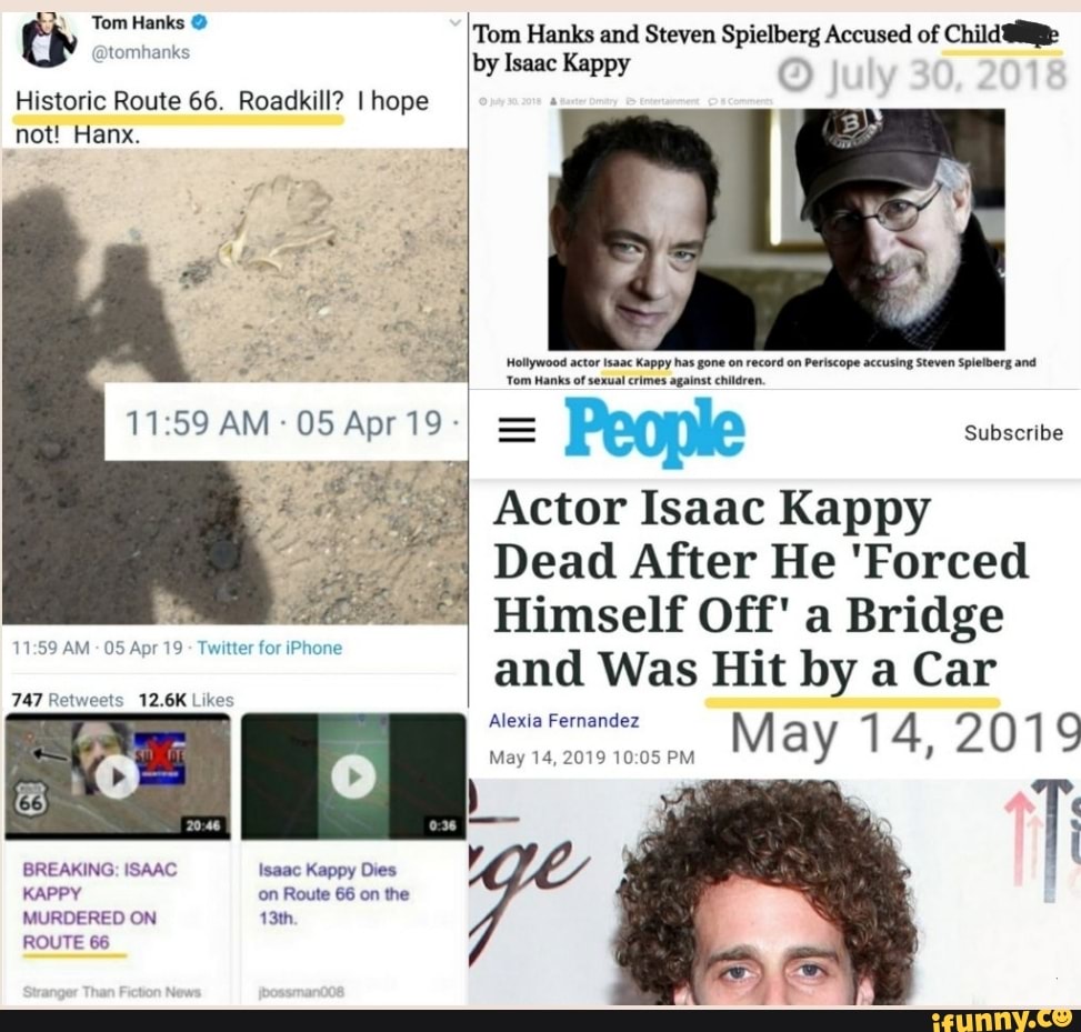 Tom Tom Hanks and Steven Spielberg Accused of Child Historic Route 66 ...