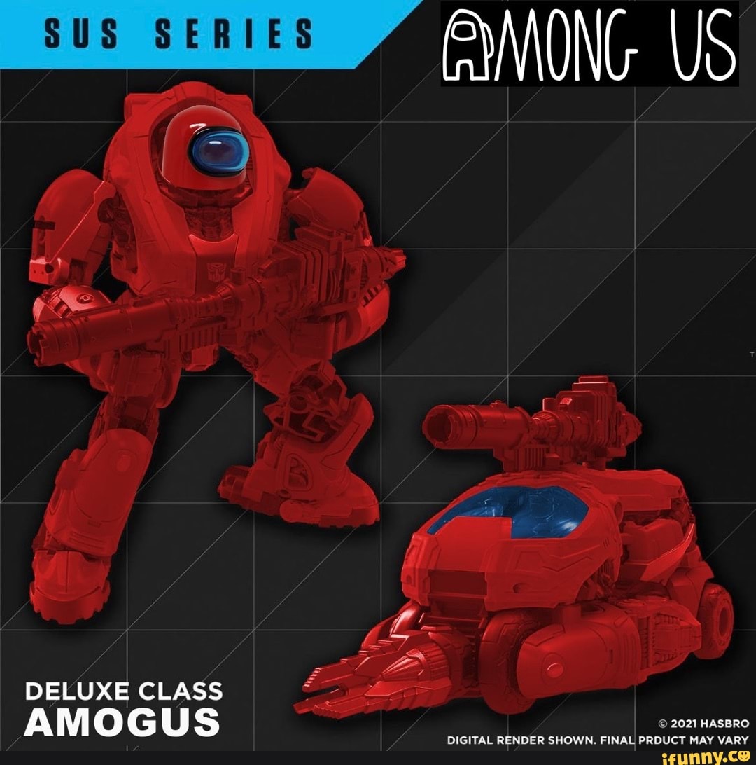 SERIES MONG US DELUXE CLASS AMOGUS 2021 HASBRO DIGITAL RENDER SHOWN ...