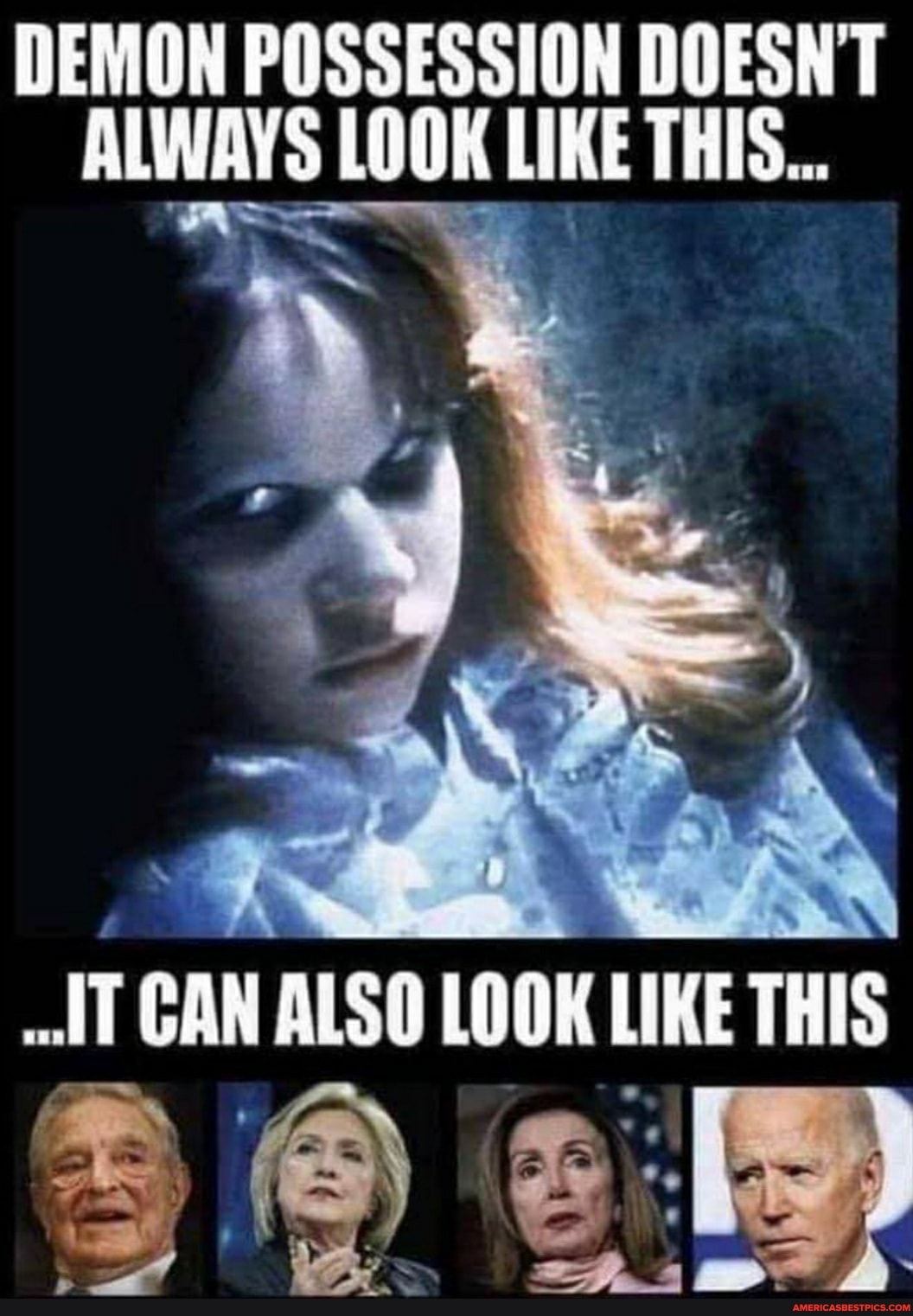 DEMON POSSESSION DOESNT ALWAYS LOOK LIKE THIS... "AT CAN ALSO LOOK LIKE ...