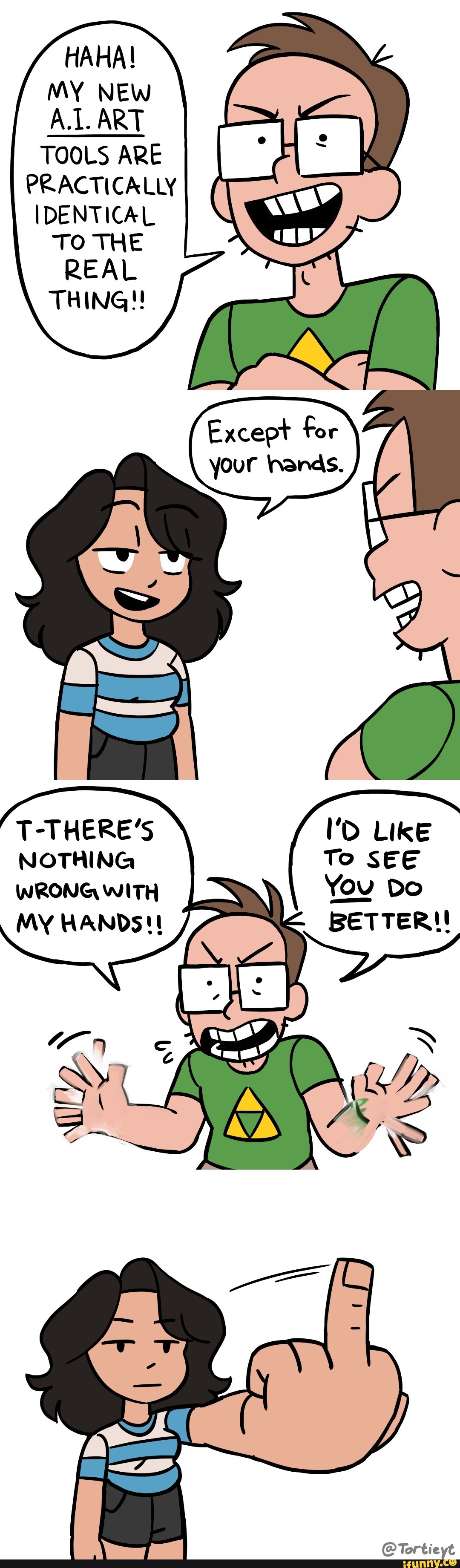 HAHA! MY NEW A.L. ART TOOLS ARE PRACTICALLY IDENTICAL TO THE REAL THING ...