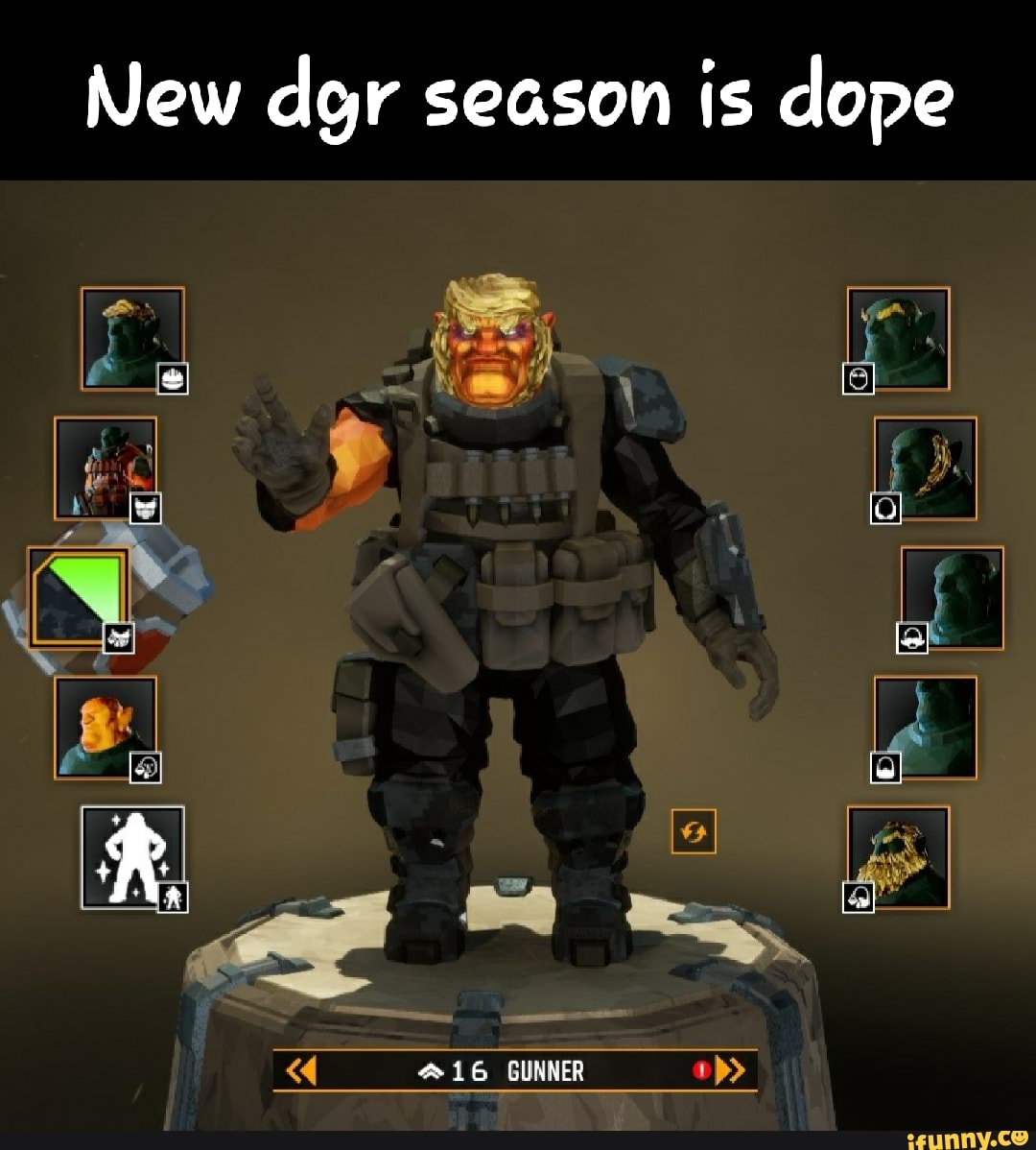 New dgr season is dope & 16 GUNNER - iFunny