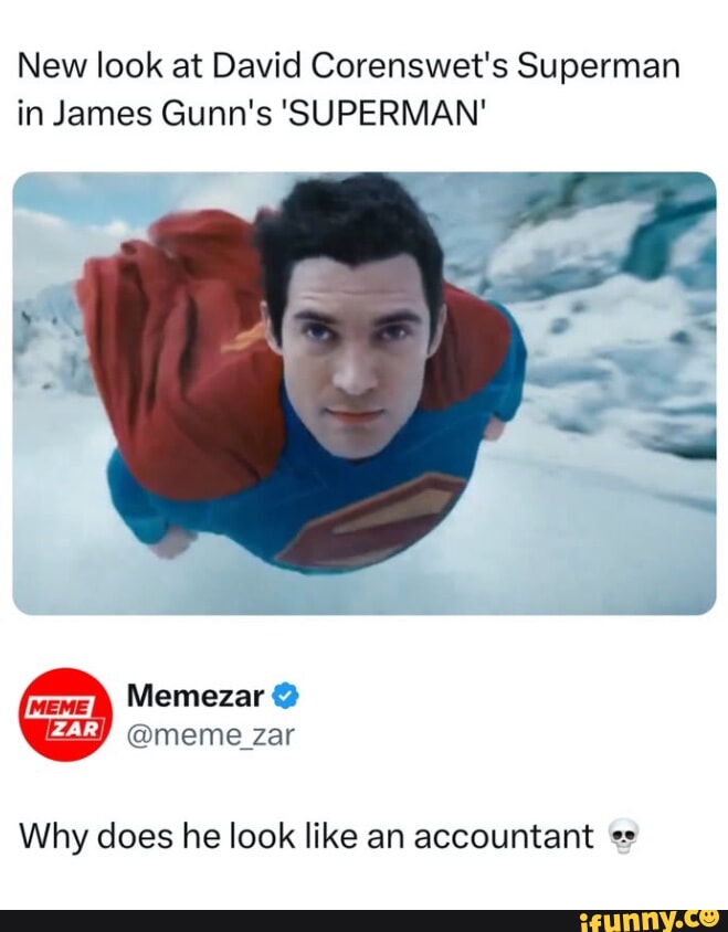 New look at David Corenswet's Superman in James Gunn's 'SUPERMAN' ZAR ...