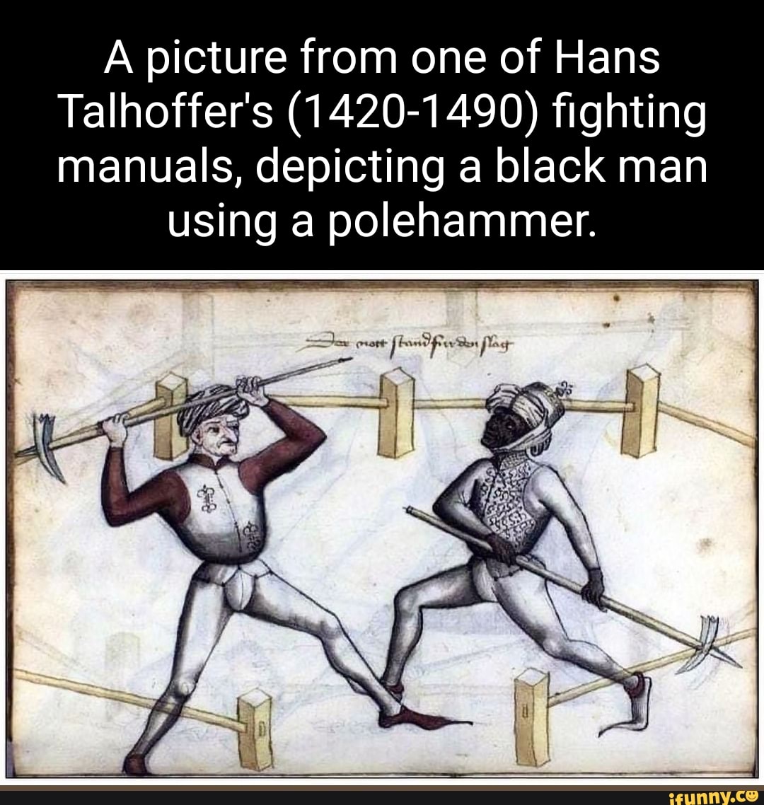 A picture from one of Hans Talhoffer's (1420-1490) fighting manuals ...