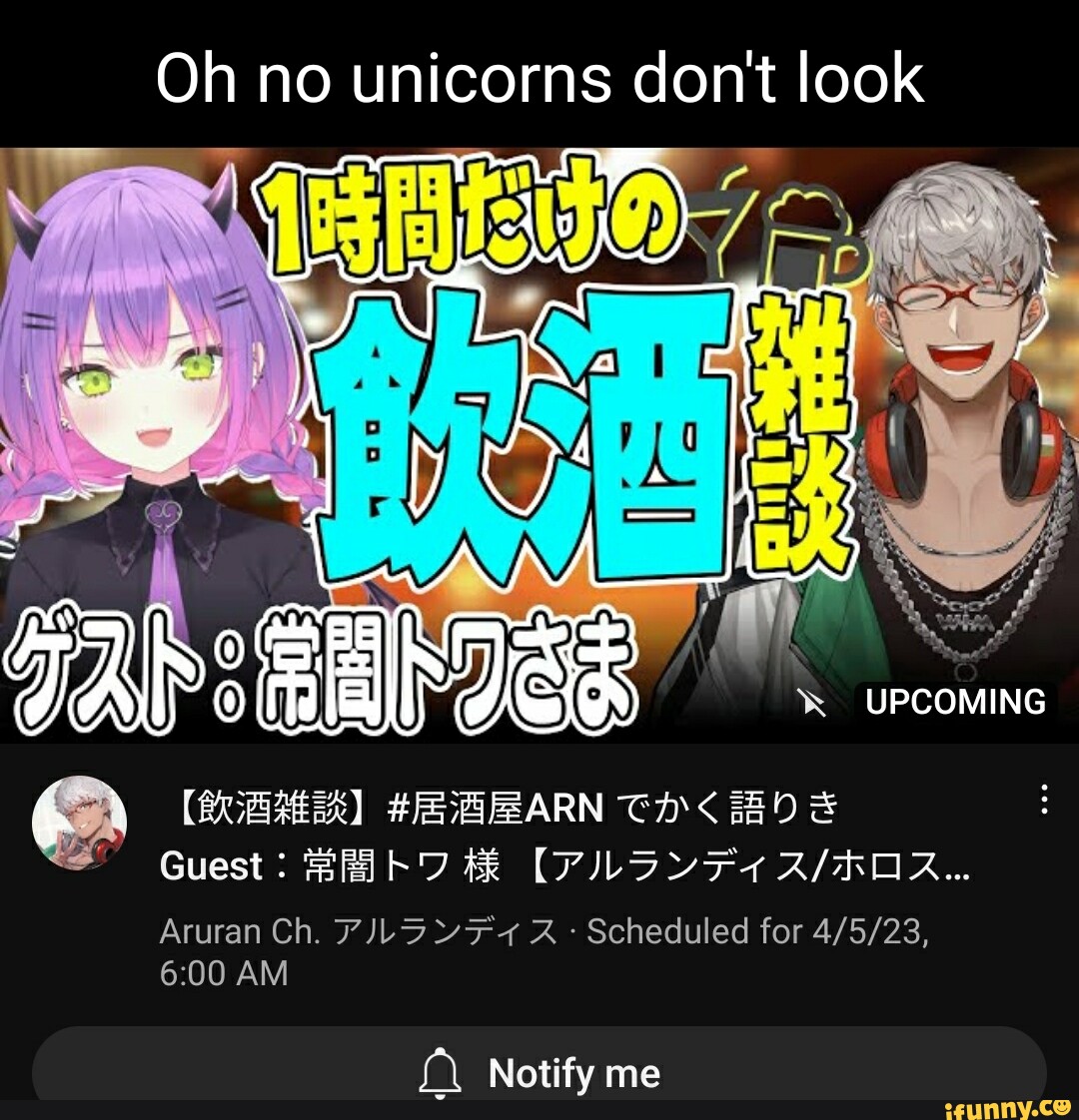 Oh no unicorns don't look Guest: BARN Aruran Ch. PJILS Scheduled for AM ...