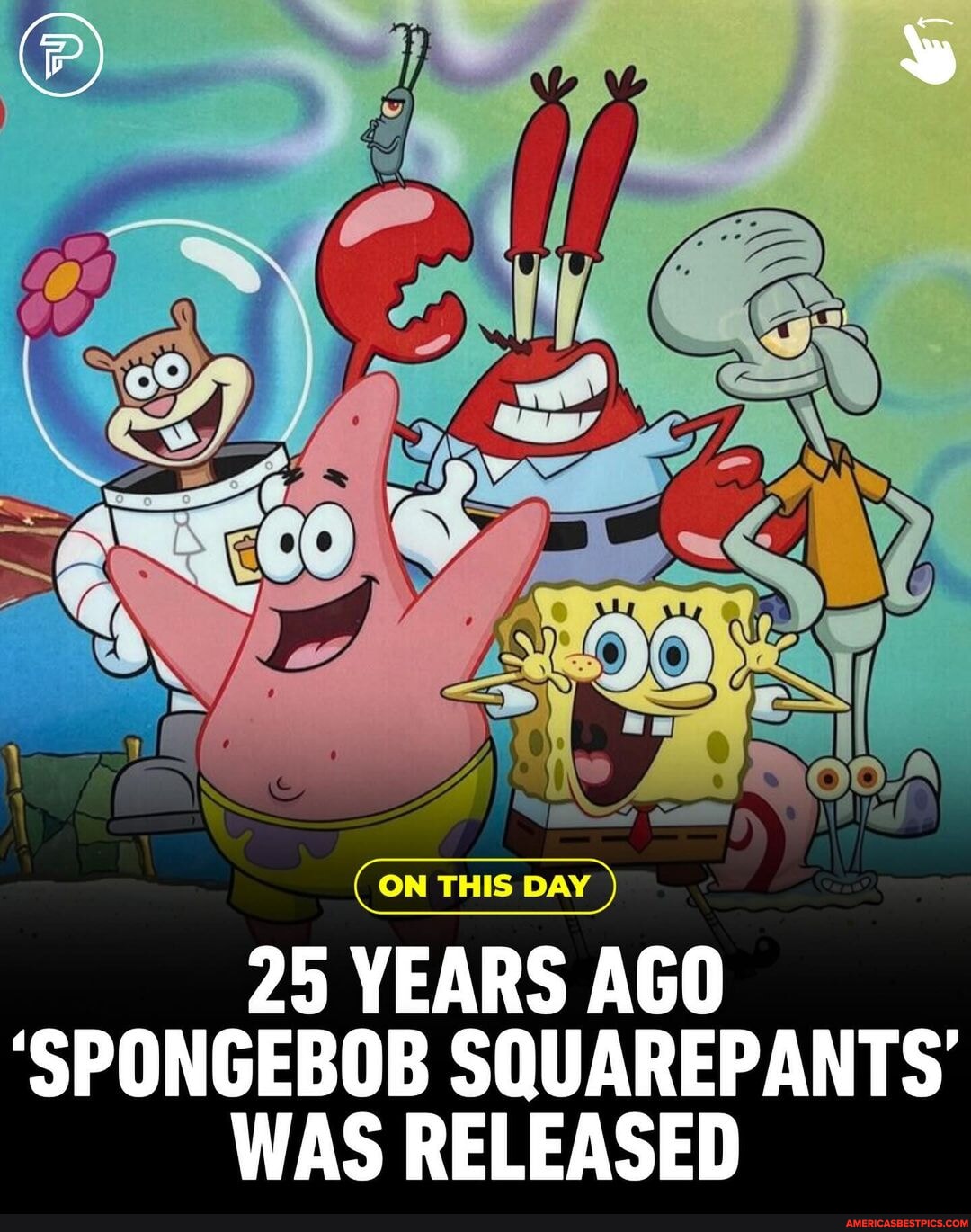 On this day 25 years ago ‘SpongeBob SquarePants’ made its debut in 1999 ...