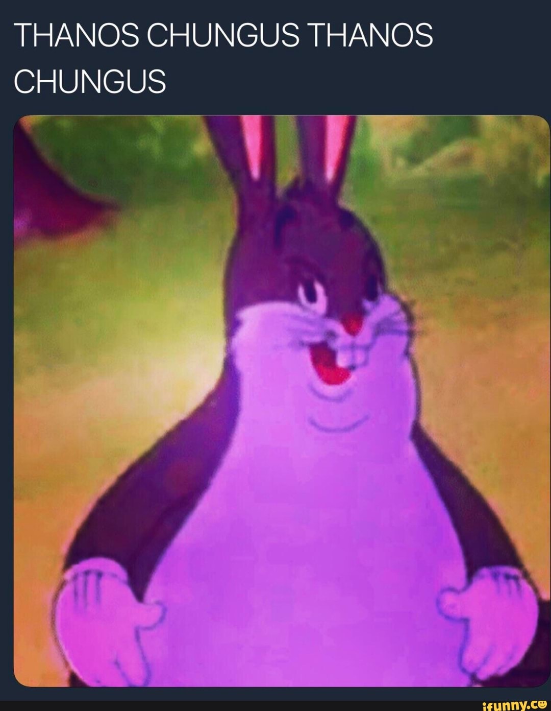 THANOS CHUNGUS THANOS CHUNGUS - iFunny