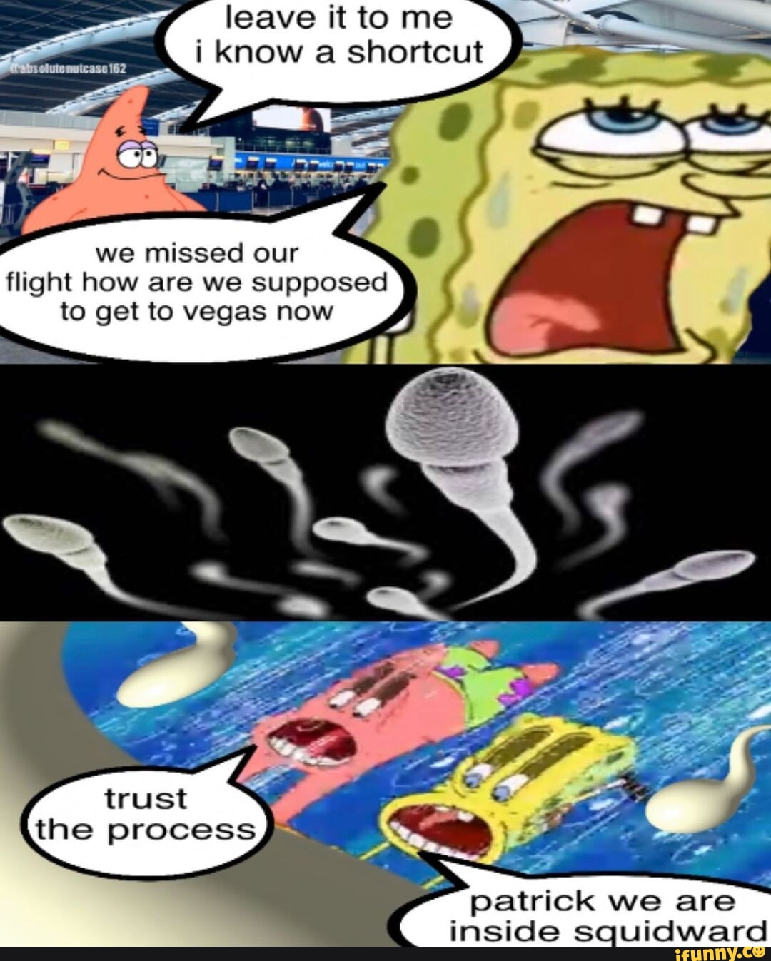 Leave it to me know shortcut we missed our flight how are we supposed to get to vegas now trust ...