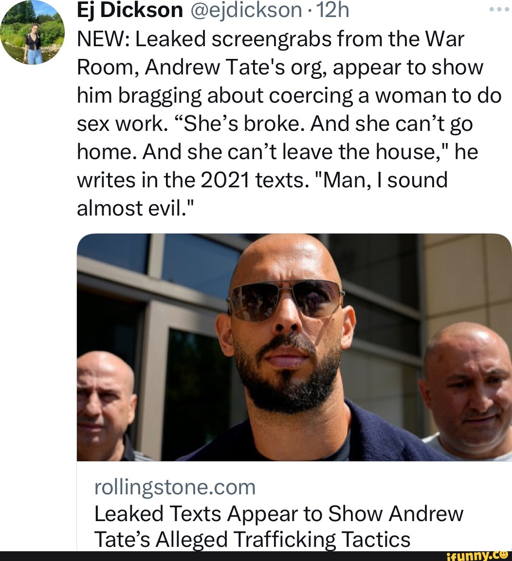 Ej Dickson @ejdickson NEW: Leaked screengrabs from the War Room, Andrew ...