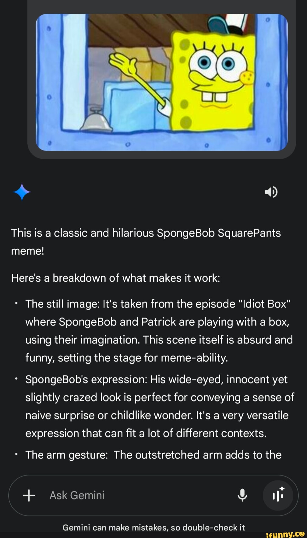 4) This is a classic and hilarious SpongeBob SquarePants meme! Here's a breakdown of what makes ...