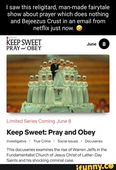 Religitard show about prayer which does nothing and Bejeezus Crust in ...