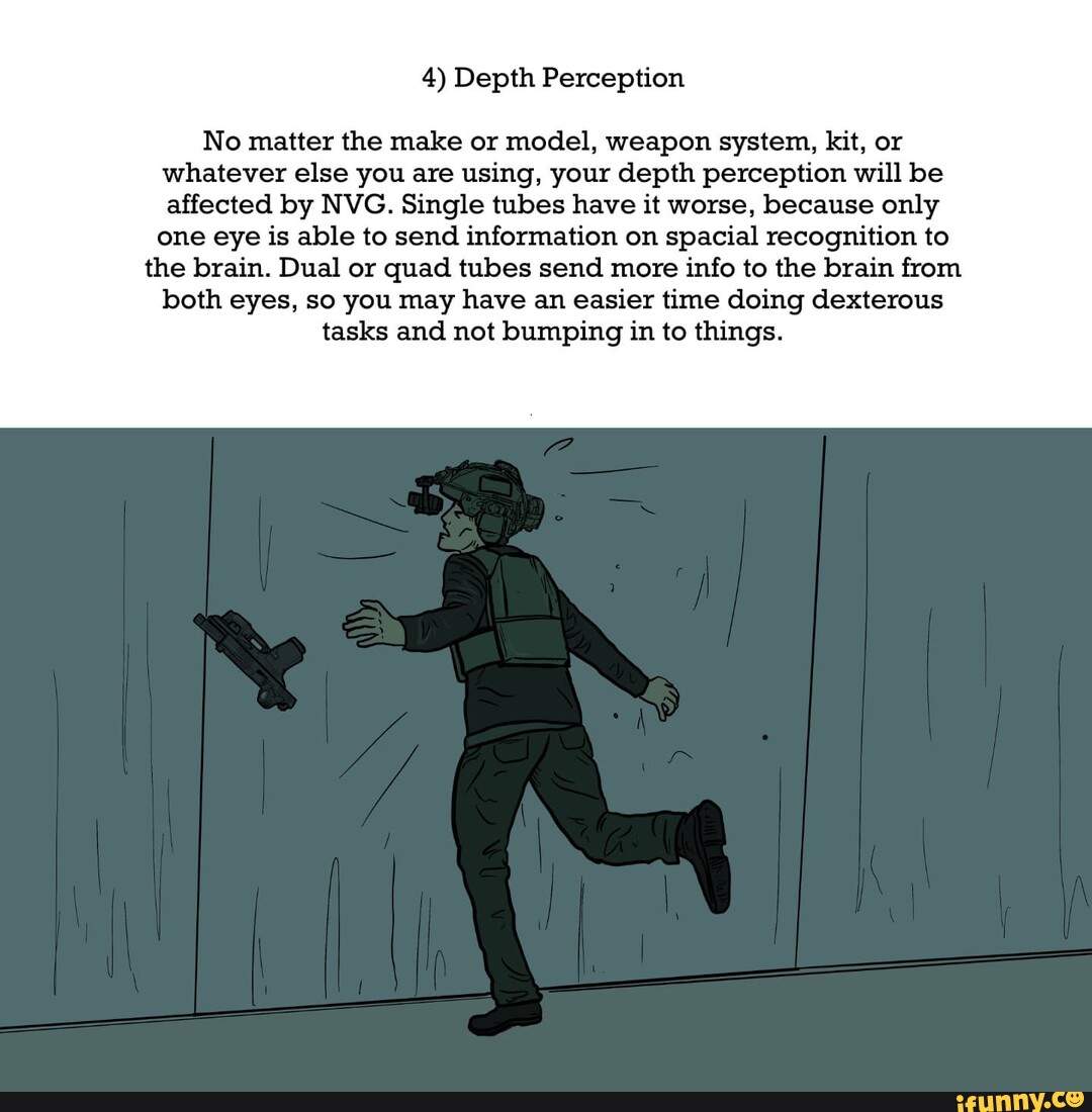 4) Depth Perception No matter the make or model, weapon system, kit, or ...