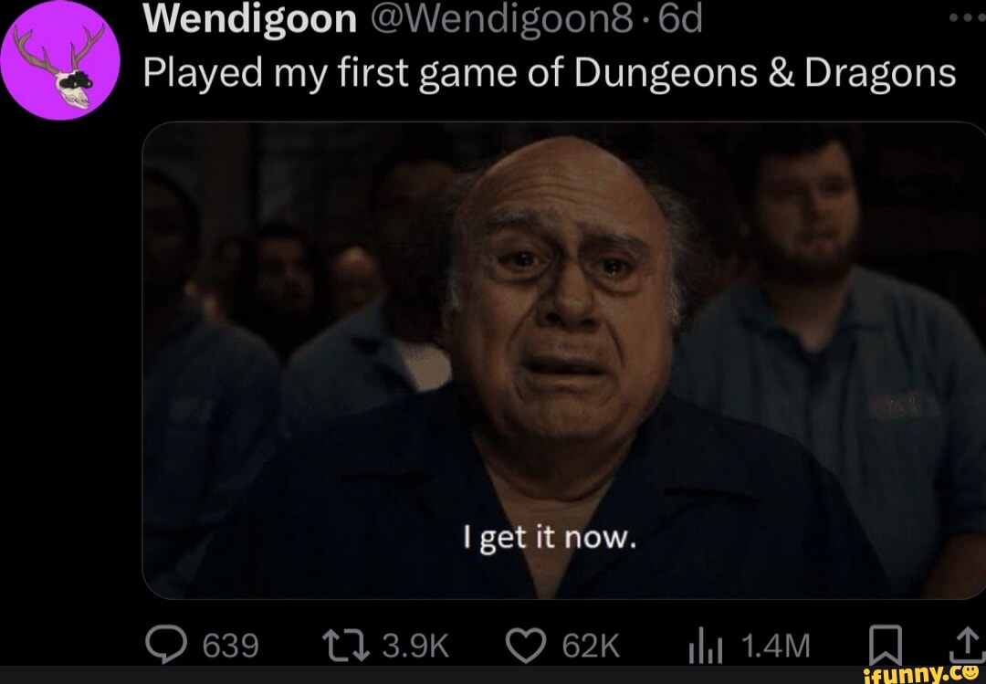 Wendigoon @Wendigoons @ Played my first game of Dungeons & Dragons I ...