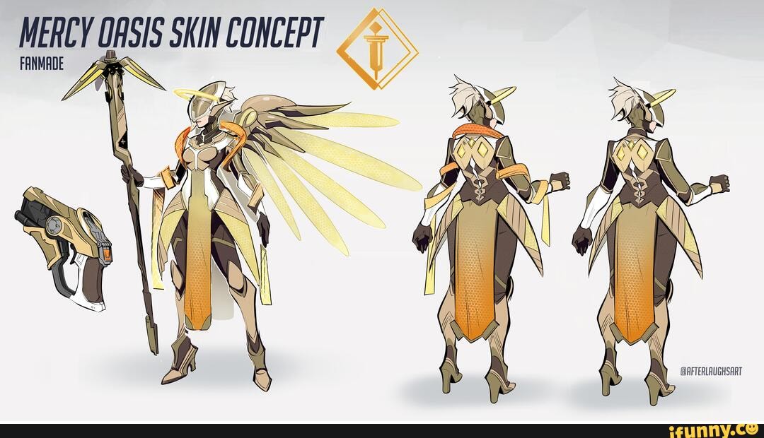 MERCY OASIS SKIN CONCEPT FANMADE - iFunny