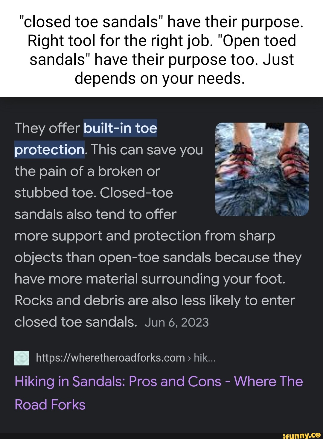 Sandals memes. Best Collection of funny Sandals pictures on iFunny