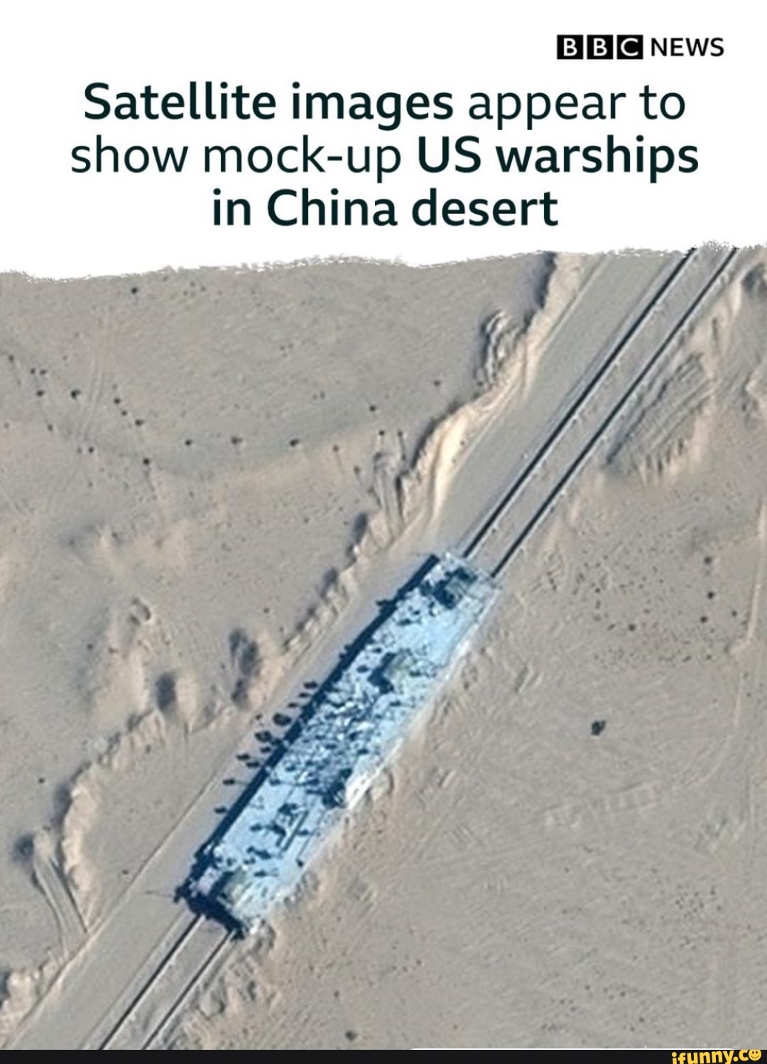 BL BIC NEWS Satellite images appear to show mock-up US warships in ...