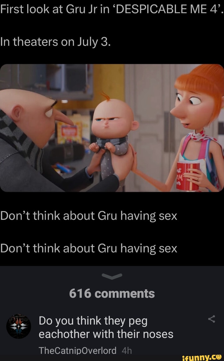 First Look At Gru Jr In Despicable Me 4 In Theaters On July 3 Dont