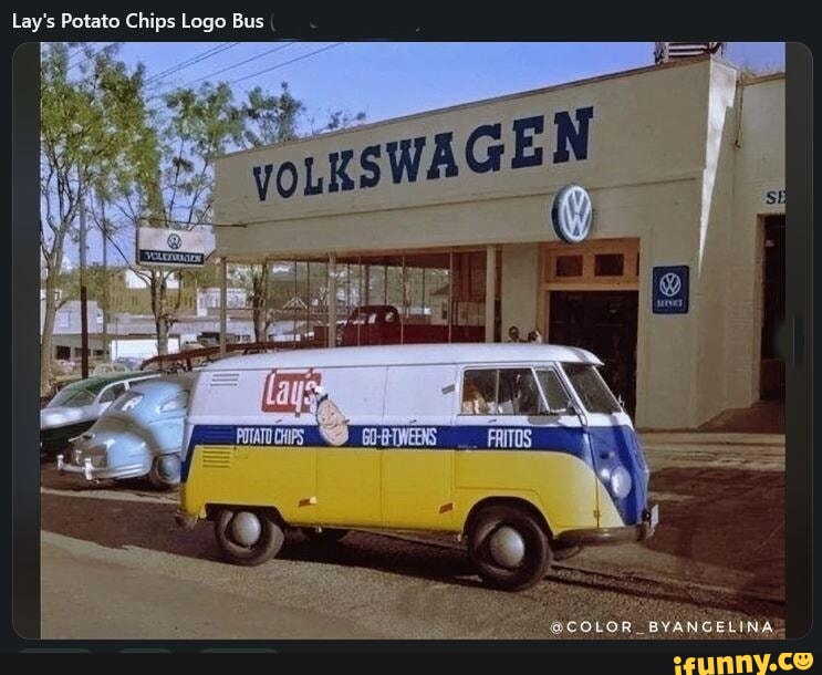 Lay's Potato Chips Logo Bus @COLOR_BYANGELINA - iFunny