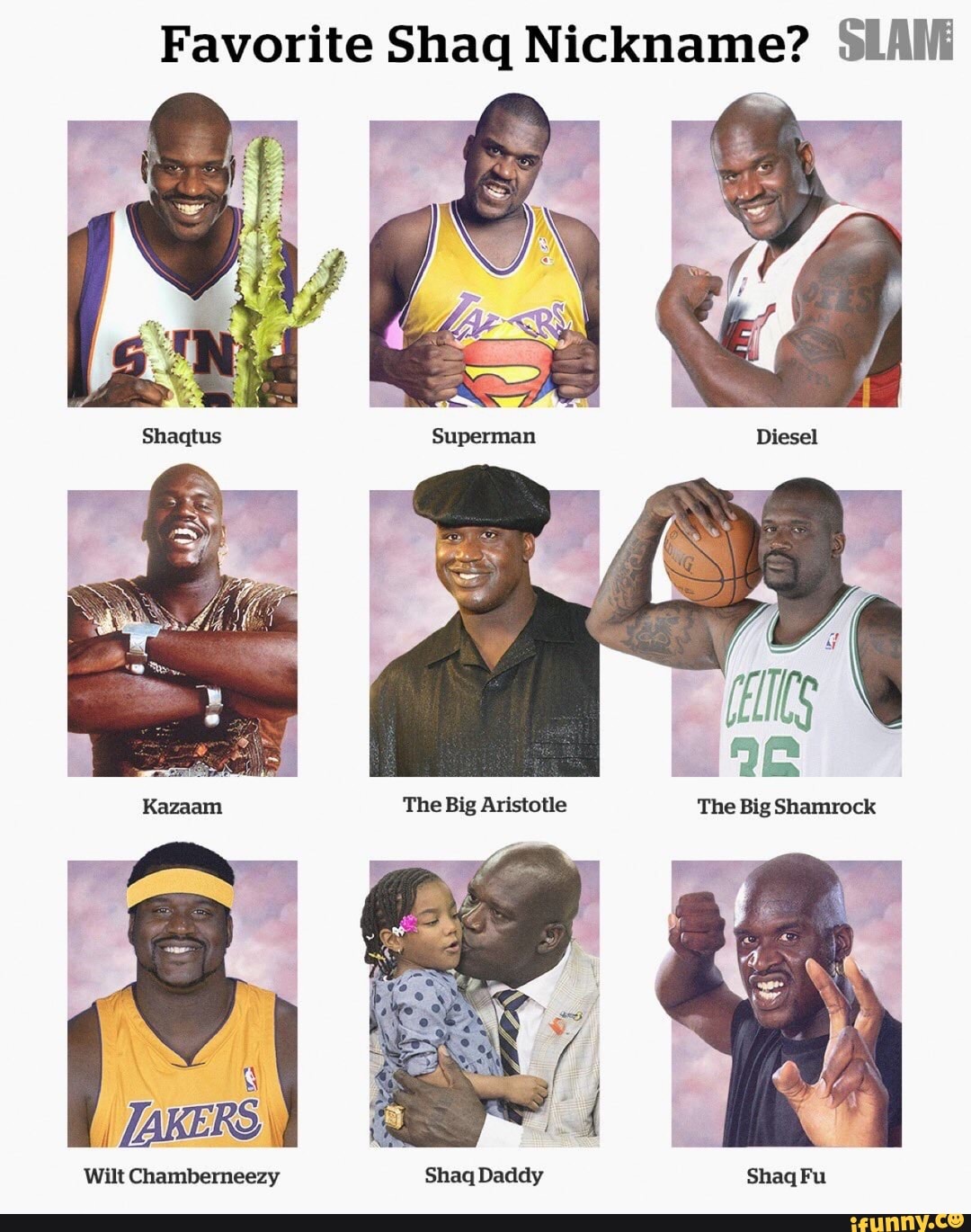 Favorite Shaq Nickname? - iFunny