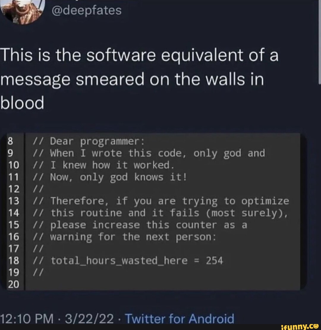 Programmer memes. Best Collection of funny Programmer pictures on iFunny