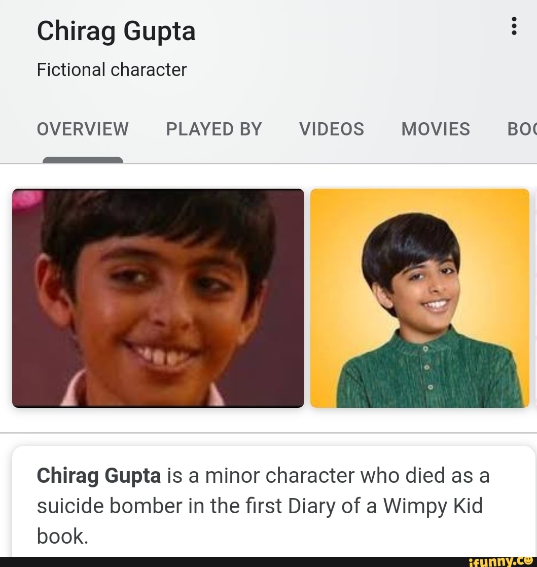 Ooo Chirag Gupta Fictional character OVERVIEW PLAYED BY VIDEOS MOVIES ...