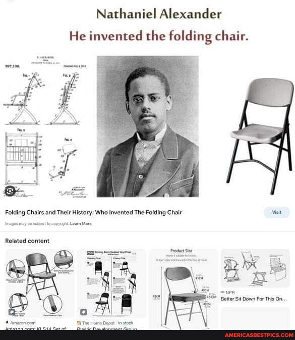 Nathaniel Alexander He invented the folding chair. - America’s best ...