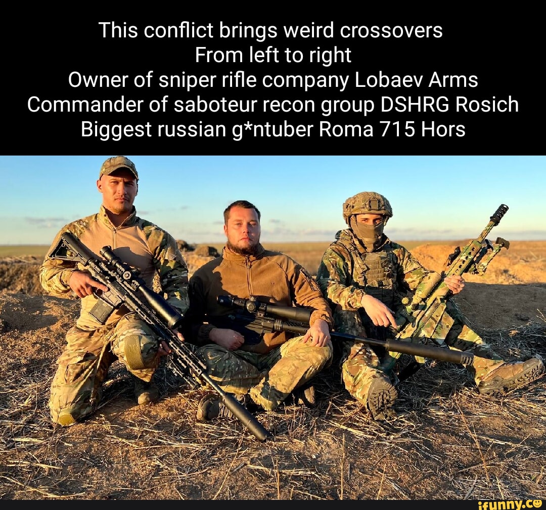 This conflict brings weird crossovers From left to right Owner of ...