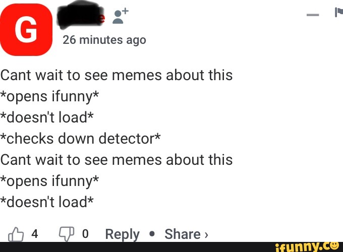 Et 26 minutes ago Cant wait to see memes about this *opens funny ...