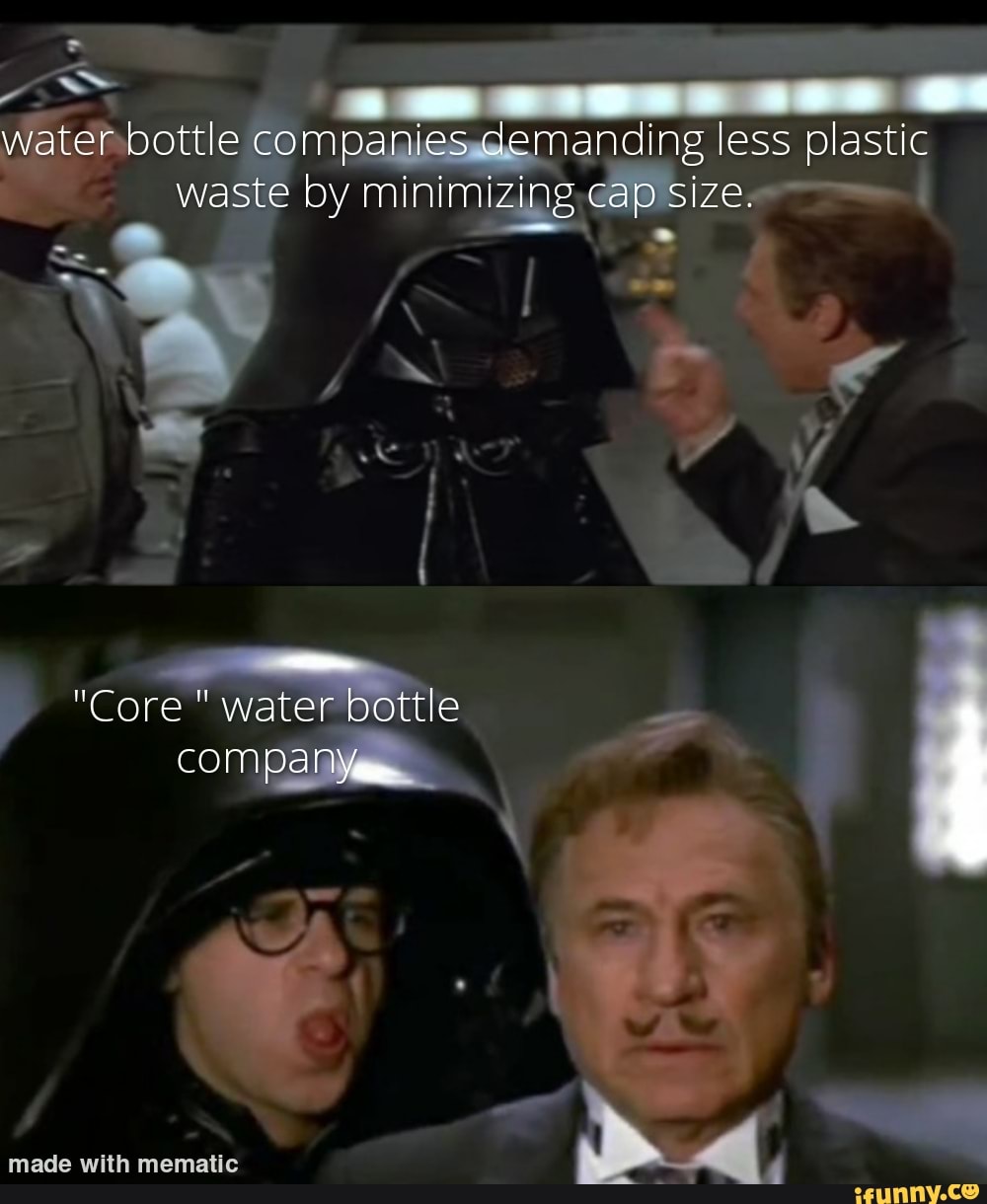 Water bottle companies demanding less plastic waste by minimizing cap ...