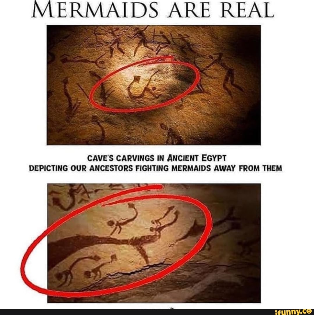ERMAIDS ARE REAL CAVE'S CARVINGS IN ANCIENT EGYPT DEPICTING OUR ...