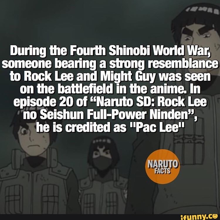 During the Fourth Shinobi Wortd War, someone hearing a strong ...