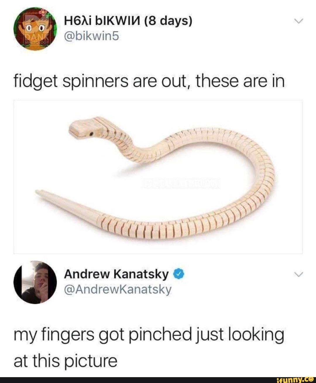 Fidget spinners are out, these are in Andrew Kanatsky @AndrewKanatsky ...