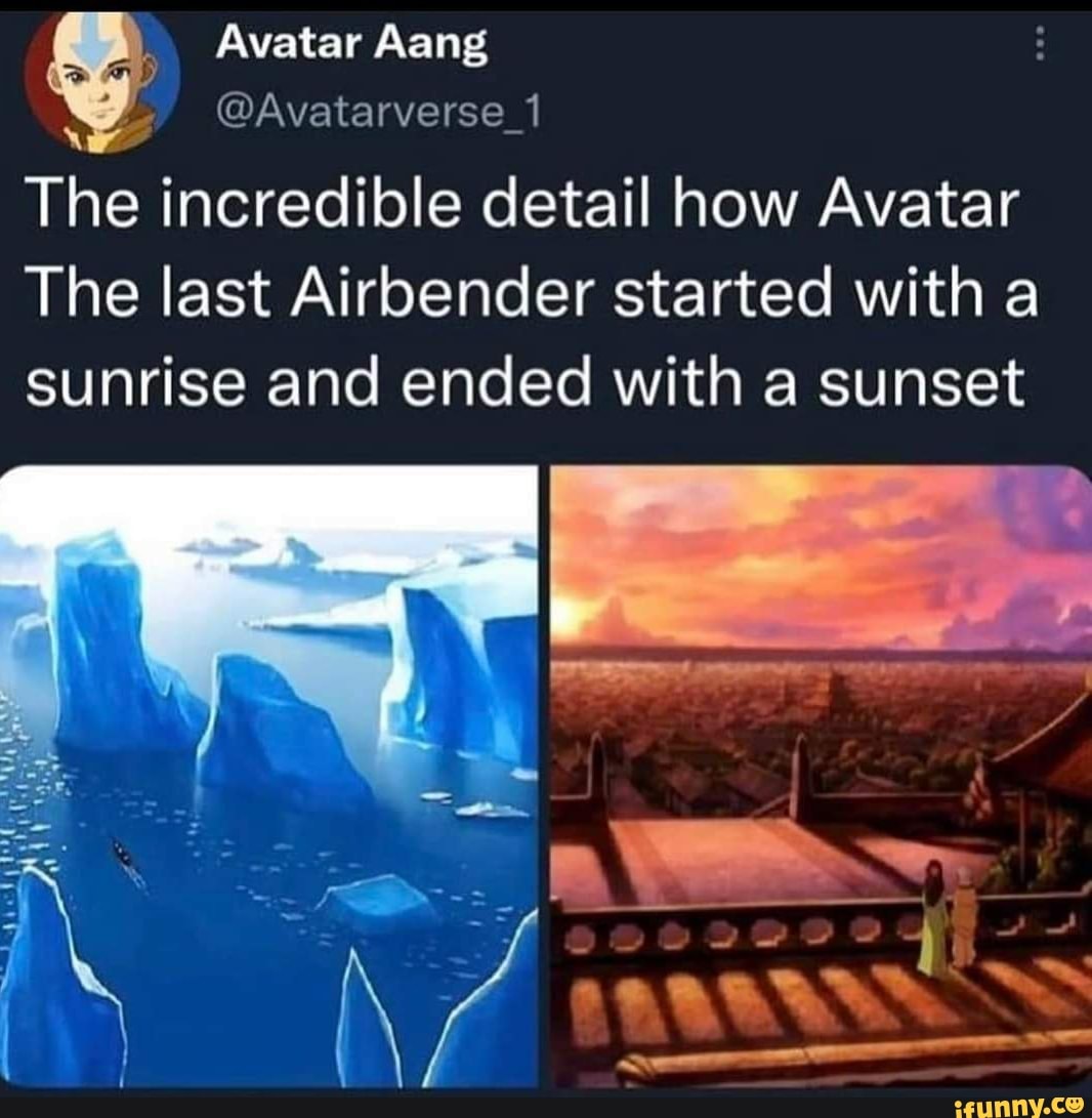 Avatar Aang @Avatarverse_1 The incredible detail how Avatar The last ...