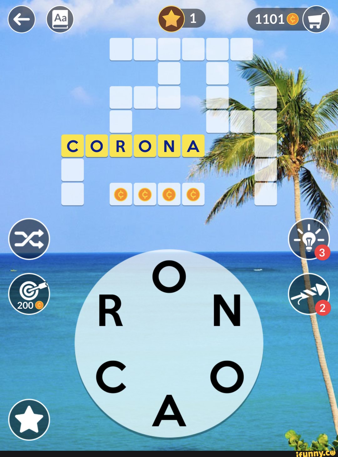 Thanks Florida. #coronavirus #achoo #wordscapes #ha #dad_jokes #oc #aa ...