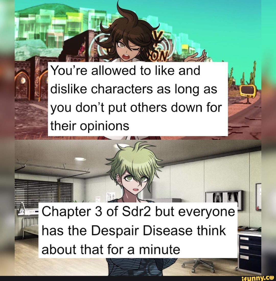 = Chapter 3 of Sdr2 but everyone has the Despair Disease think about ...