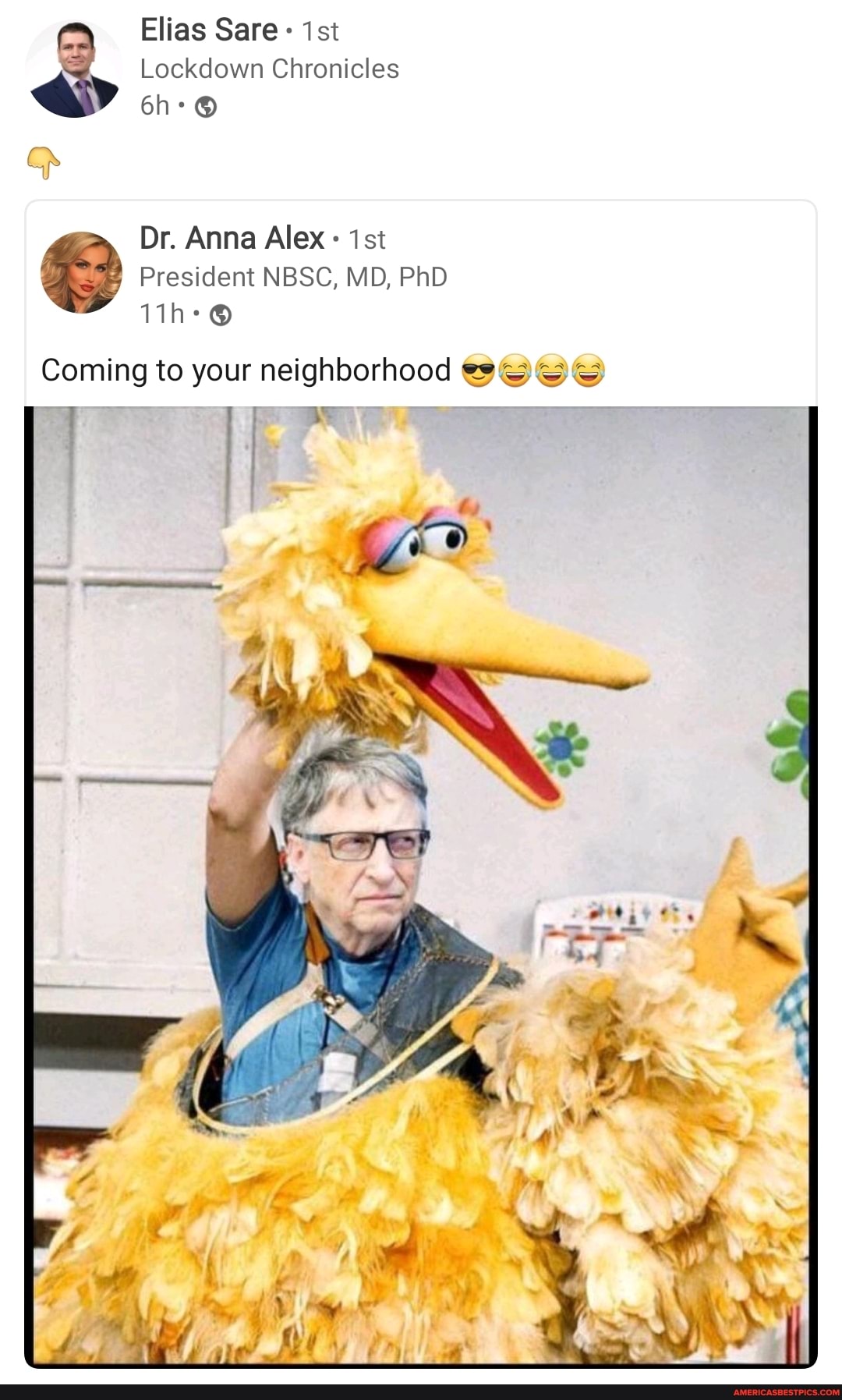 Elias Sare ist Lockdown Chronicles Dr. Anna Alex ist President NBSC, MD ...