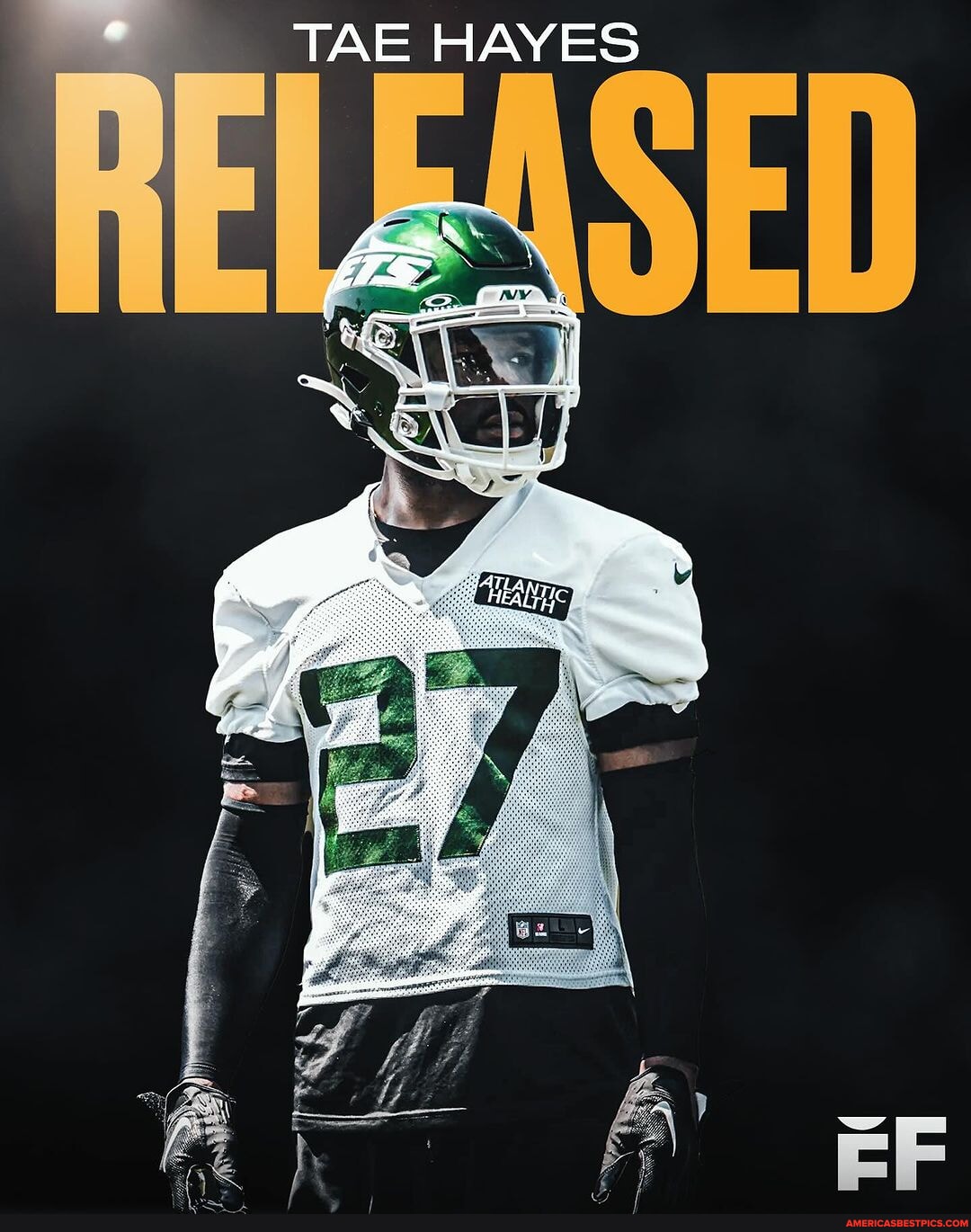 The Jets released CB Tae Hayes following his arrest on Sunday for ...