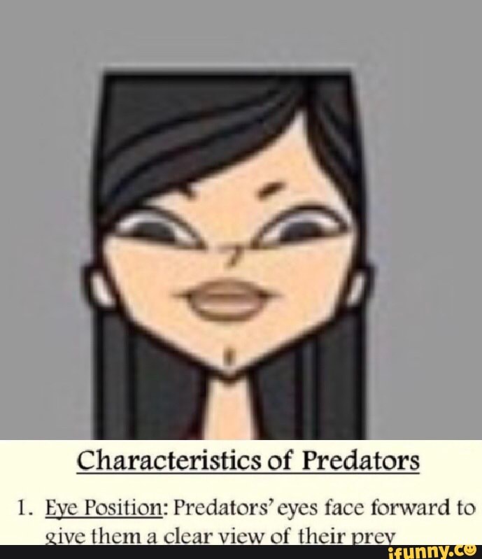 Characteristics of Predators 1. Eye Position: Predators' eyes face ...